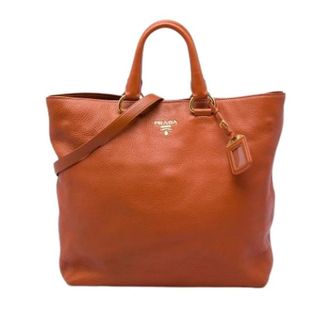 Prada Sacoche Pre-owned - Femme - Pre-owned - Orange - Taille: ONE Size
