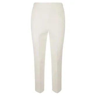 Max Mara Pantalon Nepeta - Femme - Pantalons - Blanc - Taille: 36 FR