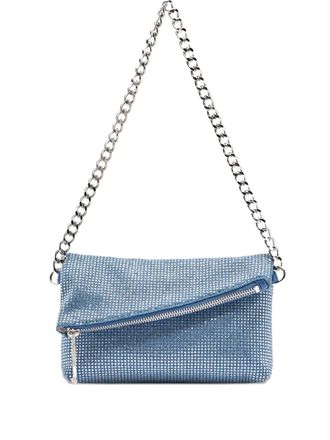 Liu Jo sac porté épaule à strass - Bleu