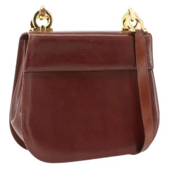 Ferragamo Sac bandouli&egrave;re doccasion - Femme - Pre-owned - Brun - Taille: ONE Size