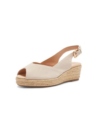 Geox Damen D IBERIDE A Wedge Sandal, Lt Taupe, 37 EU