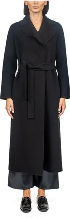 Max Mara Femme, Manteaux, Noir, Taille: 42 FR Poldo Coat