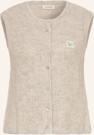 American Vintage American Vintage Strickweste East Mit Alpaka grau