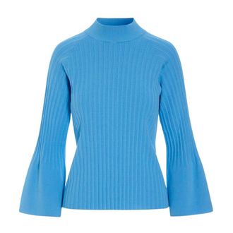 Bitte Kai Rand Rippstrick-Rollkragenpullover - - Tops - Damen - Blau - L