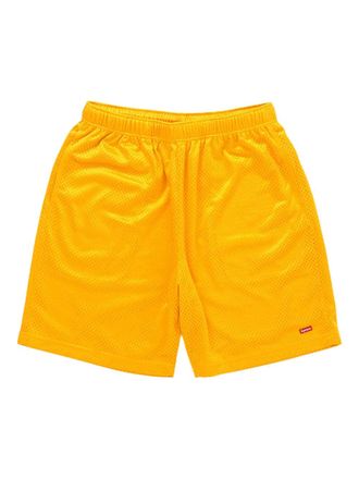 SUPREME Shorts in Netzoptik - Gelb