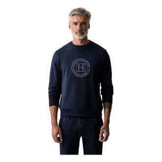 Hackett Homme, Sweatshirts et sweats &agrave; capuche, Bleu, Taille: M SweaT-shirt Classique