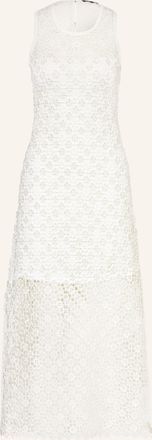 Maje H&auml;kelkleid Mit Schmuckperlen weiss