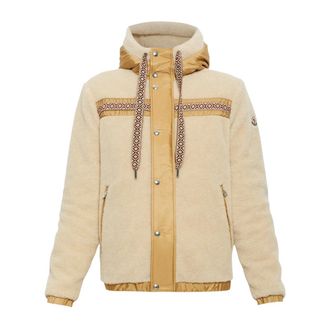 Moncler Kapuzen-Fleecejacke - - Sport - Herren - Beige - 2XL