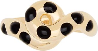 Bea Bongiasca Femme, Accessoires, Jaune, Taille: 51 MM Chonky Wave Polka Dots Ring
