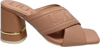 Liu Jo Femme, Chaussures, Rose, Taille: 35 EU Sandales &Eacute;co-cuir