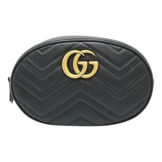 Gucci Pre-owned Leder-G&uuml;rteltasche - - Pre-owned - Damen - Schwarzk - ONE SIZE