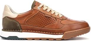 Pikolinos Baskets en Cuir TEIDE pour Homme Color Brandy