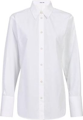 Helmut Lang Chemise manches longues nou&eacute; au dos en coton