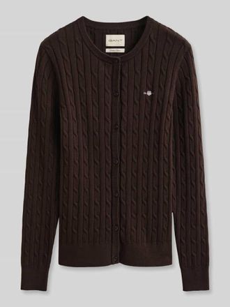 GANT Regular Fit Strickjacke aus Baumwoll-Mix