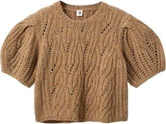 The Garment Femme, Pulls, Brun, Taille: 38 FR Pull en Mélange Alpaga et Laine Chameau