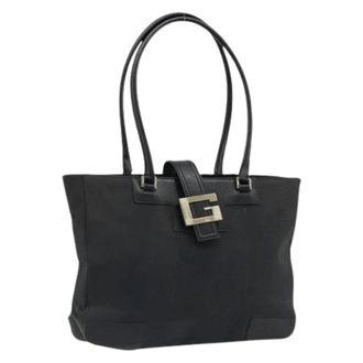 Gucci Pre-owned Canvas Tote Bag - - Pre-owned - Damen - Schwarzk - ONE SIZE
