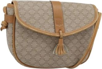 Celine Sac bandouli&egrave;re vintage doccasion - Femme - Pre-owned - Beige - Taille: ONE Size