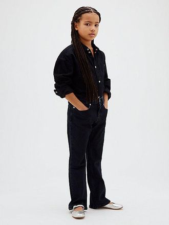 Calvin Klein Flared Jeans - Black Blue Stone Wash - M&auml;dchen - 10