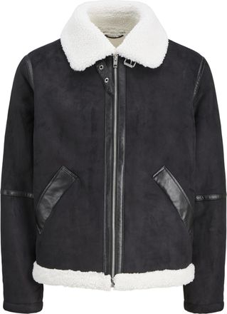 Jack & Jones Herren Jjcole Aviator Jacket, Black, m