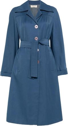 A.N.G.E.L.O. Vintage Cult manteau ceinturé (années 1970) - Bleu