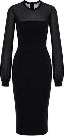 Elisabetta Franchi Pull Col Rond - Noir