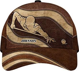 Generic Unisexe Casquette en Toile Billard Personnalis&eacute; Casquettes Sport Mode Sunhat Chapeau Retro Snapback Sport Chapeaux pour Sports De Plein Ete Hip Hop