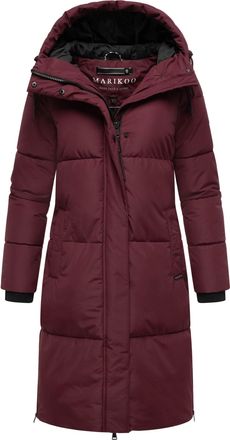 Marikoo Damen Steppmantel Michikoo mit Kapuze & Magnettaschen