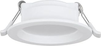 Eglo LED Einbaustrahler Idun-E, Spot Deckenleuchte, runder Einbauspot, Deckenstrahler aus Kunststoff in Wei&szlig;, neutralwei&szlig;, &Oslash; 8,6 cm