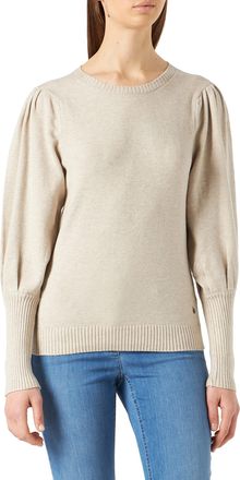 Cream Strickpullover CRDela L, Silver Cloud Melange