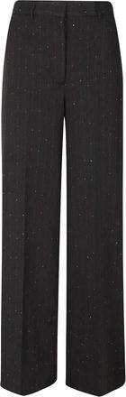 Ermanno Scervino Nadelstreifen Anzughose - - Trousers - Damen - Grau - XS