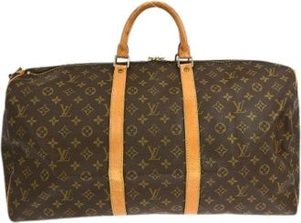 Louis Vuitton unisex, Pre-owned, Brun, Taille: ONE Size Sac Week-end en Toile Pre-owned