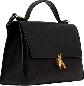 Patrizia Pepe Calfskin Leather Crossbody Bag - Black