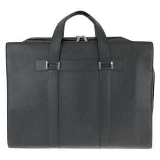 Cartier Serviette Pre-owned Must Line en cuir - Homme - Pre-owned - Noir - Taille: ONE Size