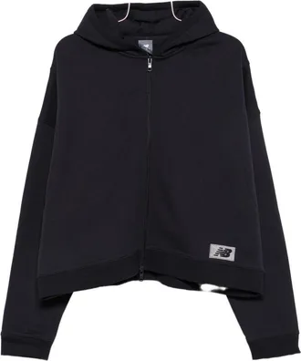 New Balance Sweat &agrave; capuche en coton avec logo New Balance