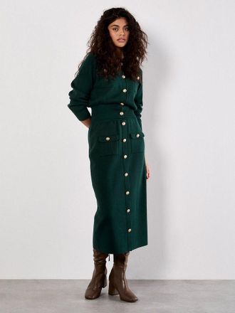 Apricot Kurzjacke Kurzjacke mit dekorativen Kn&ouml;pfen