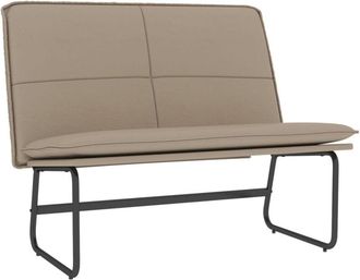 vidaXL Sitzbank Cappuccino-Braun 100x75x76 cm Kunstleder vidaXL