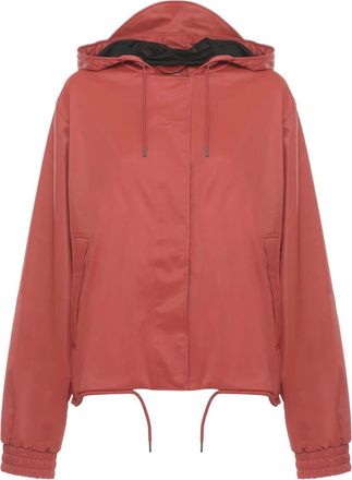 Rains Femme, Vestes, Rouge, Taille: 36 FR String W Jacket