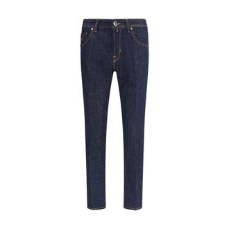 Jacob Cohen Skinny Cropped Jeans - - Jeans - Herren - Blau - W34