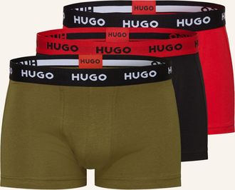 HUGO BOSS Hugo 3er-Pack Boxershorts rot