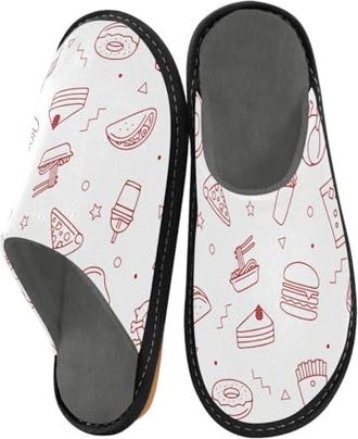 HMZXZ Pantoufles en forme de donut pour homme et femme, chaussons dint&eacute;rieur pour la maison, la chambre &agrave; coucher, les voyages, multicolore, 38.5/39 EU