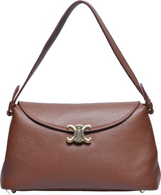Anna Luchini Kastanienbraun Rindsledertasche
