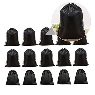 Hemobllo PENIKOKO de Rangement Non Tissé à Cordon Double Anti-poussière et Épais pour Cosmétiques et Vêtements à Domicile et Extérieur