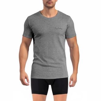 Pierre Cardin Homme Pca/1/Tr/Sig T-Shirt, Gris, XL EU