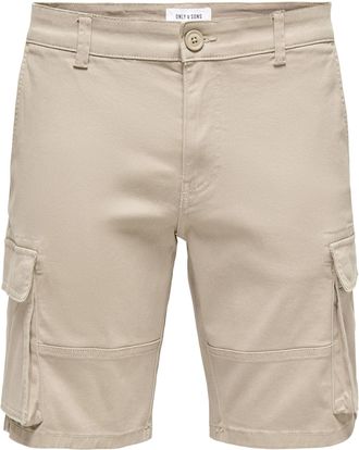 Only & Sons Herren Short 22016689 Silver Lining XXL