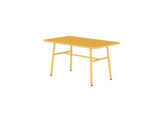 Vente-Unique Gartentisch - Metall - Senfgelb - MIRMANDE von MYLIA