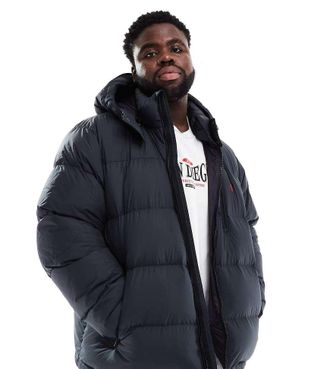 Polo Ralph Lauren Big & Tall - Doudoune &agrave; capuche avec logo embl&eacute;matique - Noir