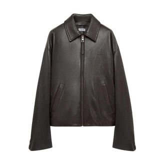 Loewe Zip-up Jacke - - Jackets - Herren - Braun - M