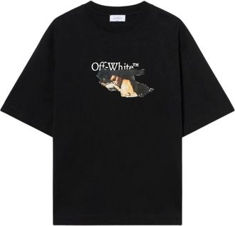 Off-white Homme, Tops, Noir, Taille: M Paint Arrow Skate S/S Tee