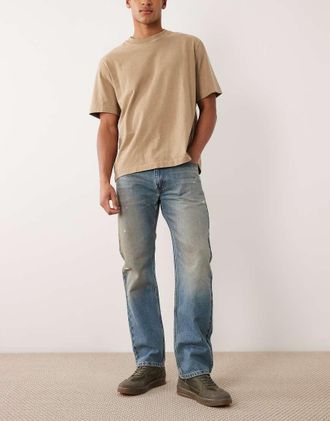 Levi's 555 - Jean droit d&eacute;contract&eacute; - Bleu clair