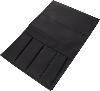 Cabilock Sofa Armlehnen Aufbewahrungstasche Schwarz Praktischer Organizer f&uuml;r Fernbedienung Handy Zeitschrift Vielseitige H&auml;ngende Seitentasche f&uuml;r Bett Wohnzi